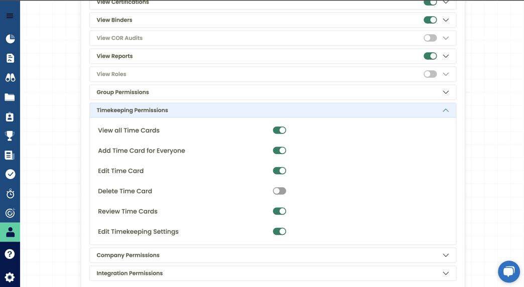 How do I set up time card approval?