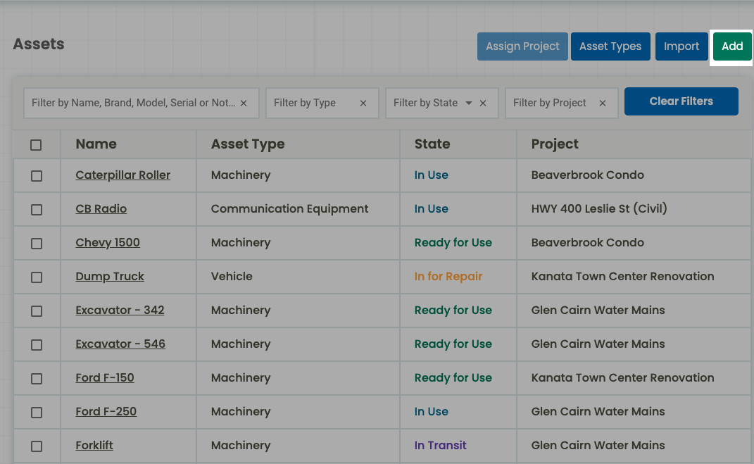 How do I add an Asset?