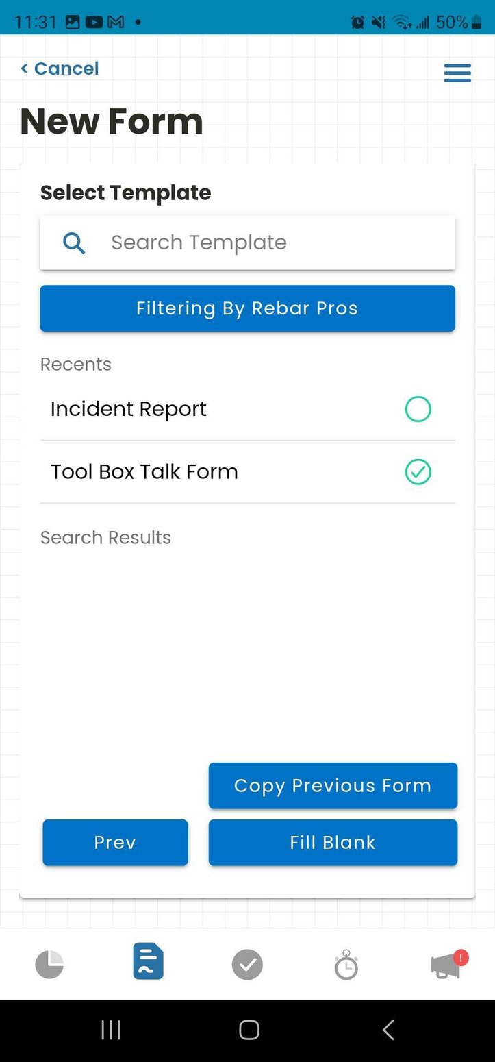 How do I copy a previous form? (Admin)