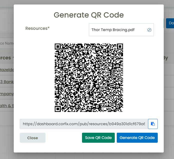 How can I create a QR Code for Binders?
