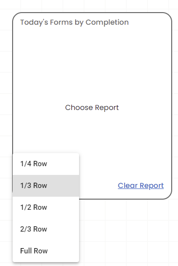 How do I display Reports on my Dashboard?