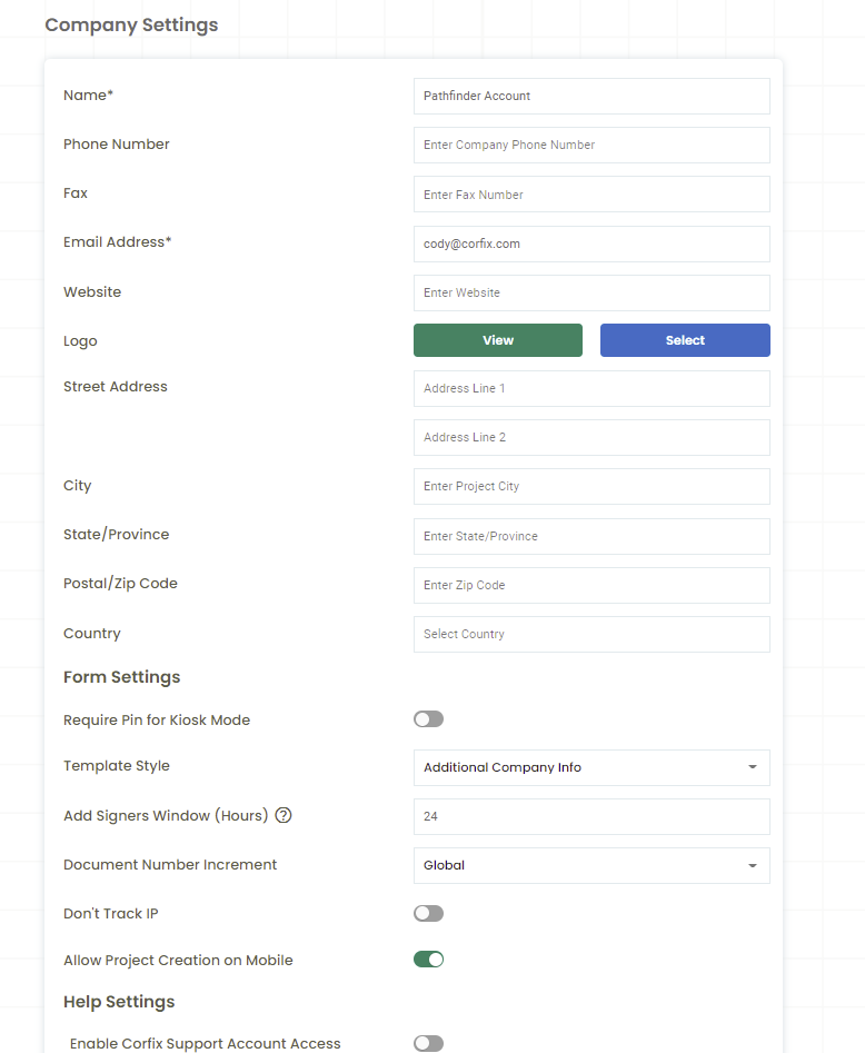 How Do I Edit Company Details 